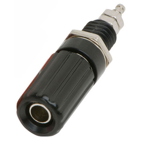 EL247A - 4mm Terminal Posts - Black. Pack of 5 | Findel Dryad UAE