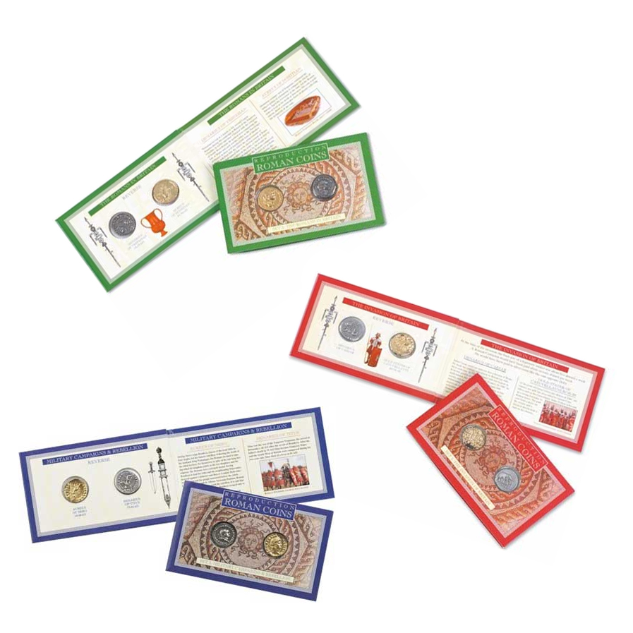 STRRM133 - 3 x Roman Coin Packs | Findel Dryad UAE
