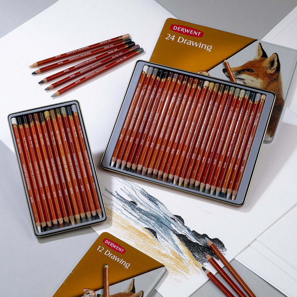 DERWENT-DRAWING-PENCIL-SETS_K816 - Derwent Drawing Pencil Sets | Findel ...