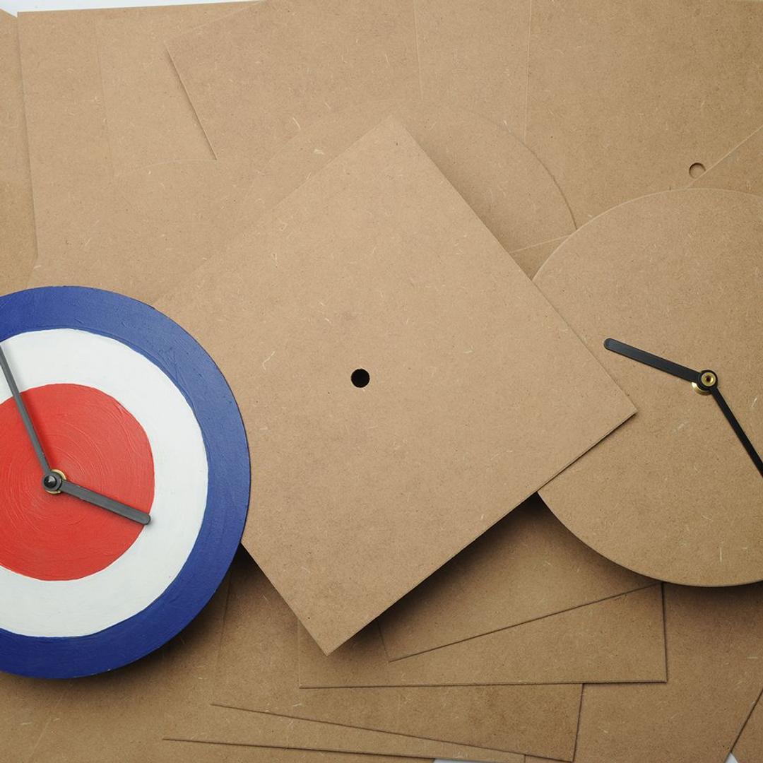 MDF Clock Faces - 170mm - Round | M289A003 | Findel Dryad