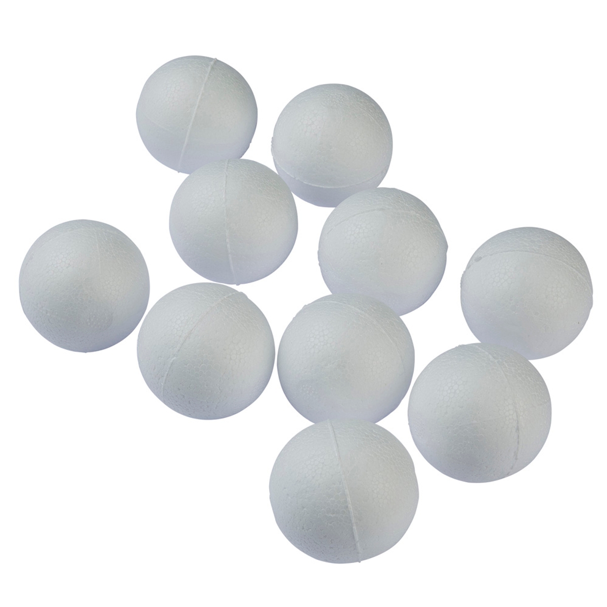 Polystyrene Balls - 50mm dia. Pack of 10 | M343A | Findel Dryad
