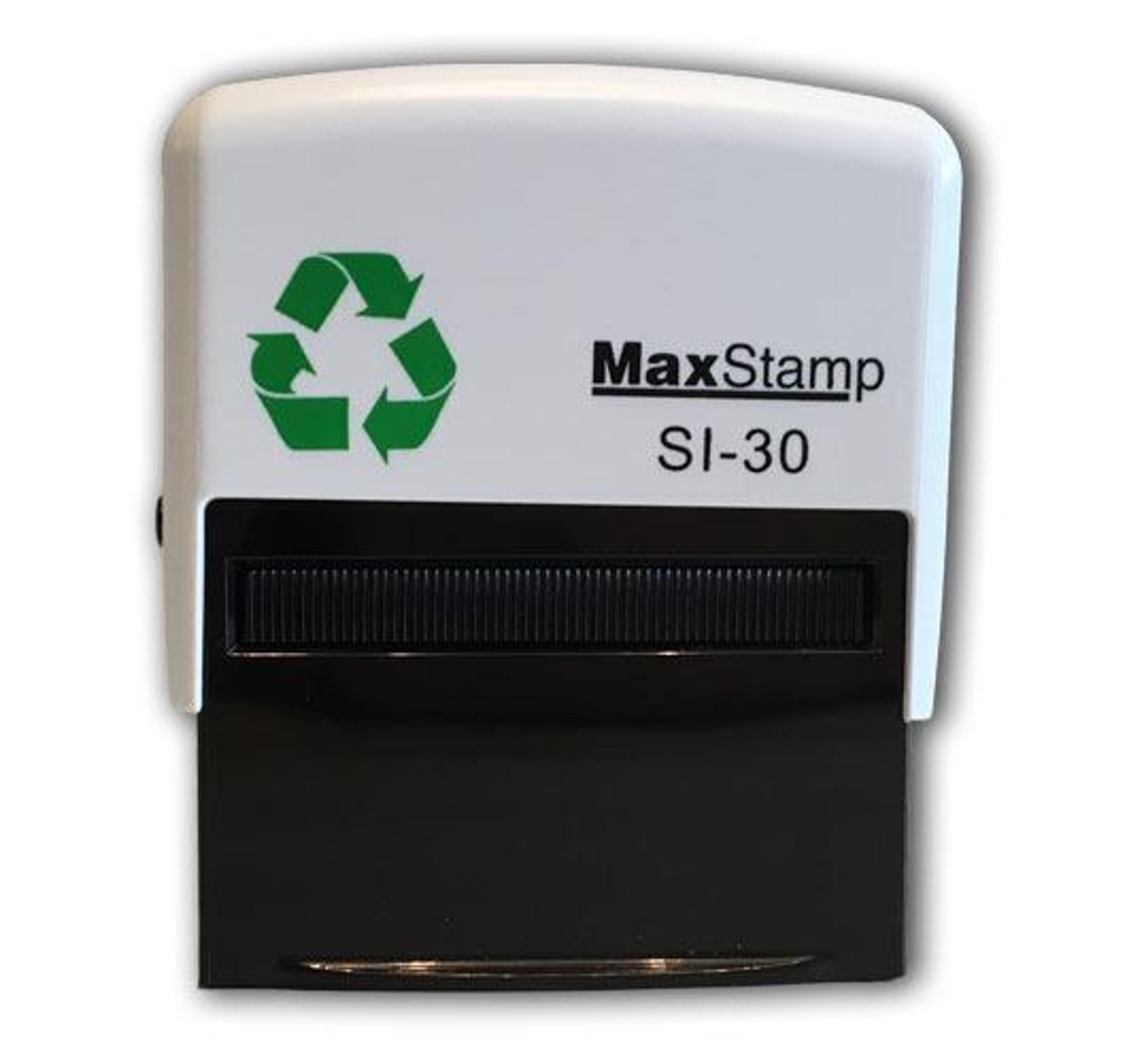 MaxStamp Custom Made Self Inking Stamp - 57 x 21mm | DRYMAXUM3 | Findel ...