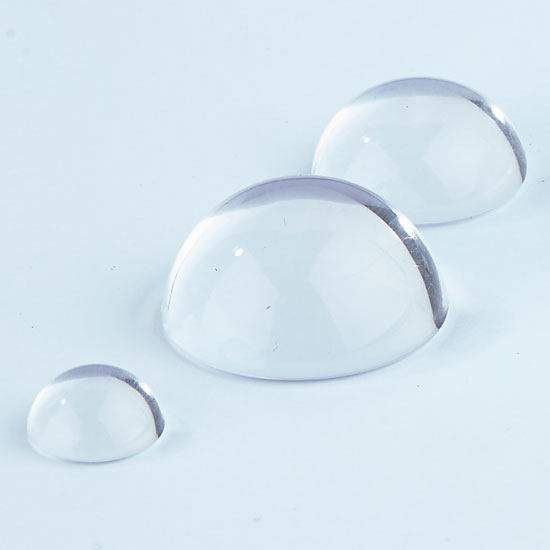 MT230F - Clear Acrylic Half-Sphere - 22mm | Findel Dryad UAE
