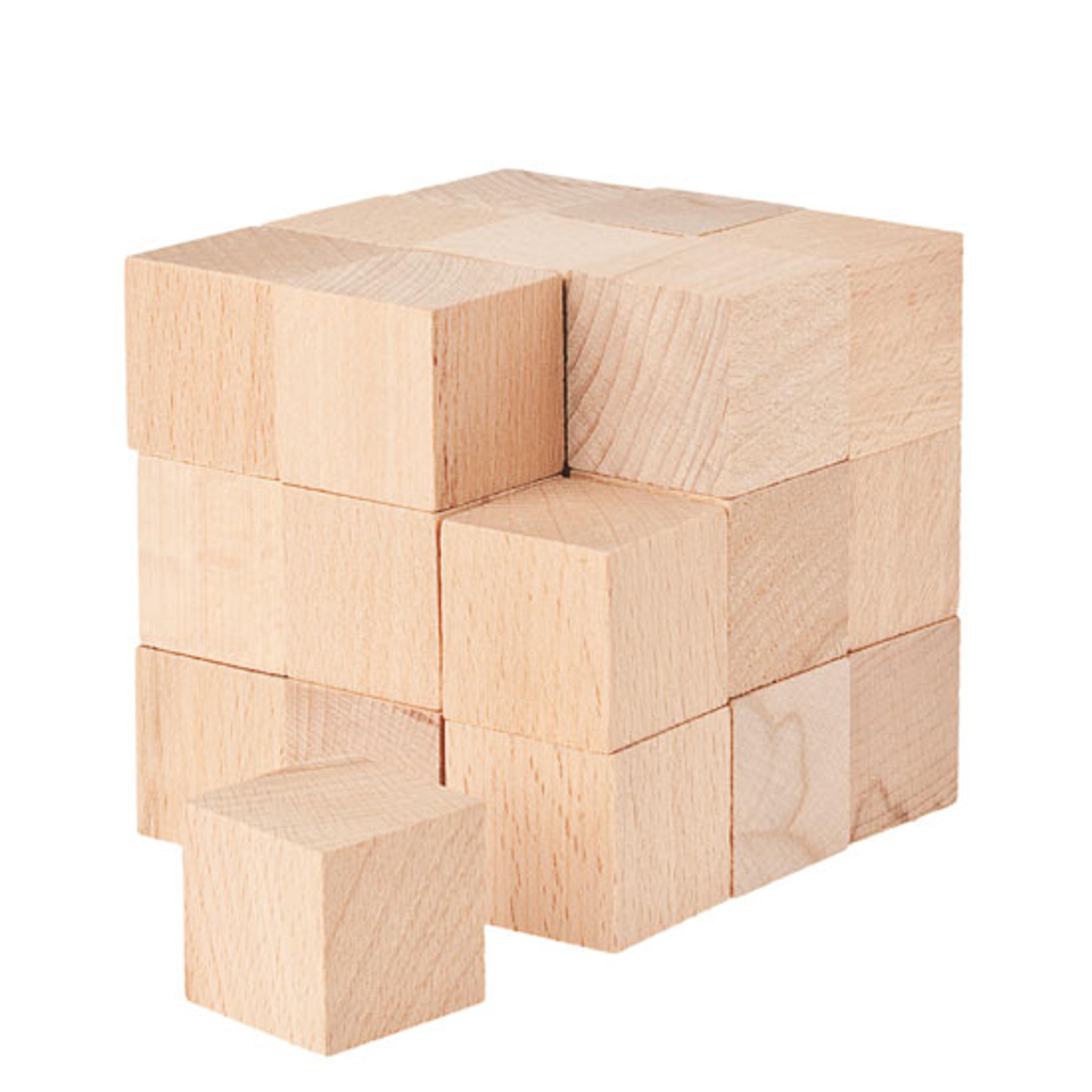 Beech Cubes - 30mm. Pack of 27 | MT730B | Findel Dryad