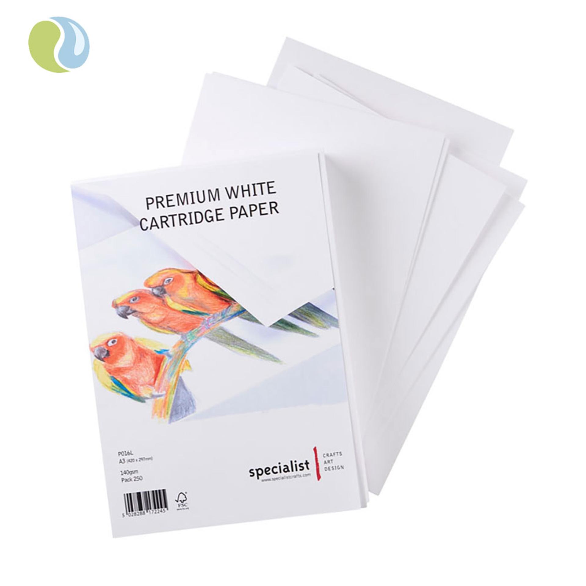 Specialist Crafts Premium Cartridge Paper 135gsm - A3. Pack Of 250 ...