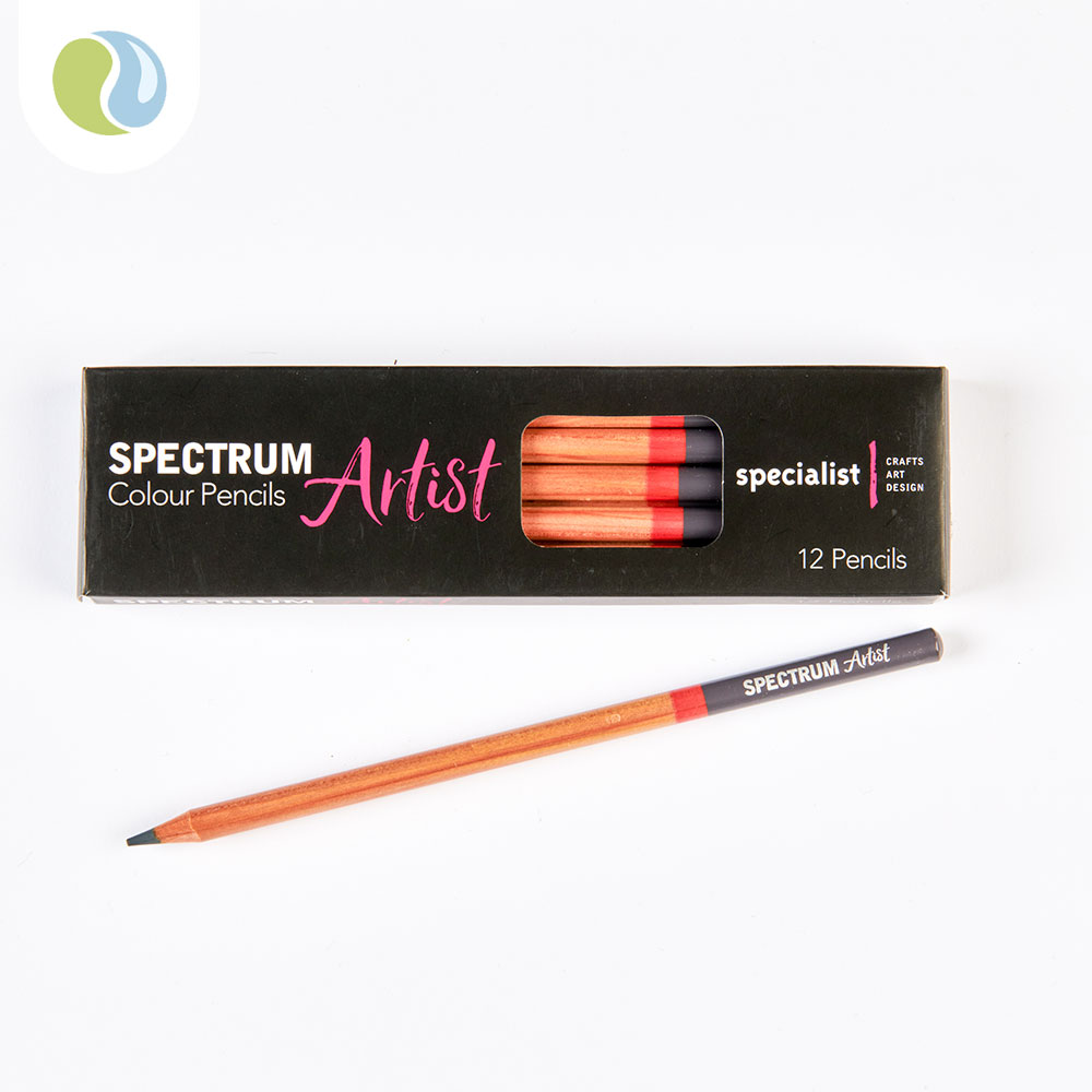 P423A273 - Spectrum Artist Colour Pencils - Light Grey. Pack of 12 ...