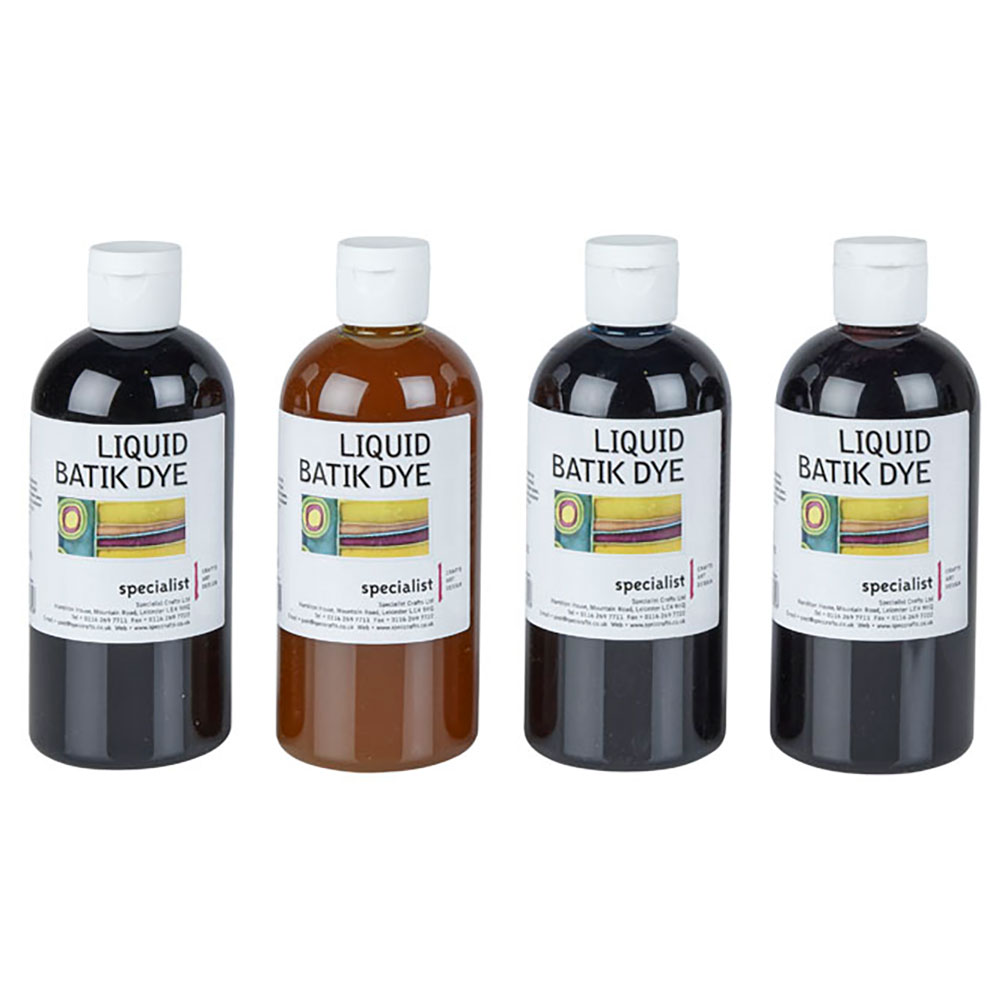 P706B - Specialist Crafts Liquid Batik Dyes. Pack of 4 | Findel Dryad UAE