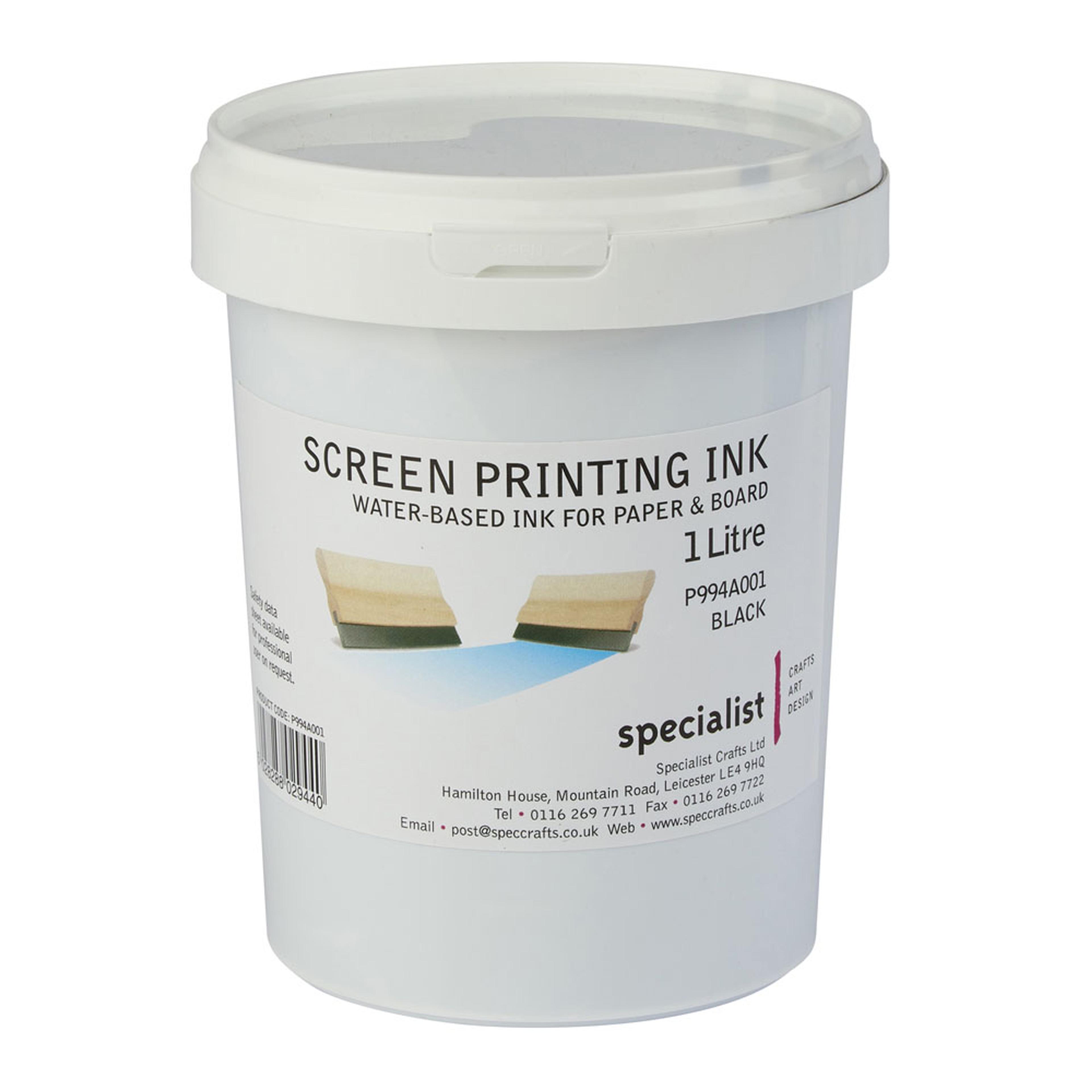 Specialist Crafts Water-Based Paper & Board Inks - Black | P994A001 ...