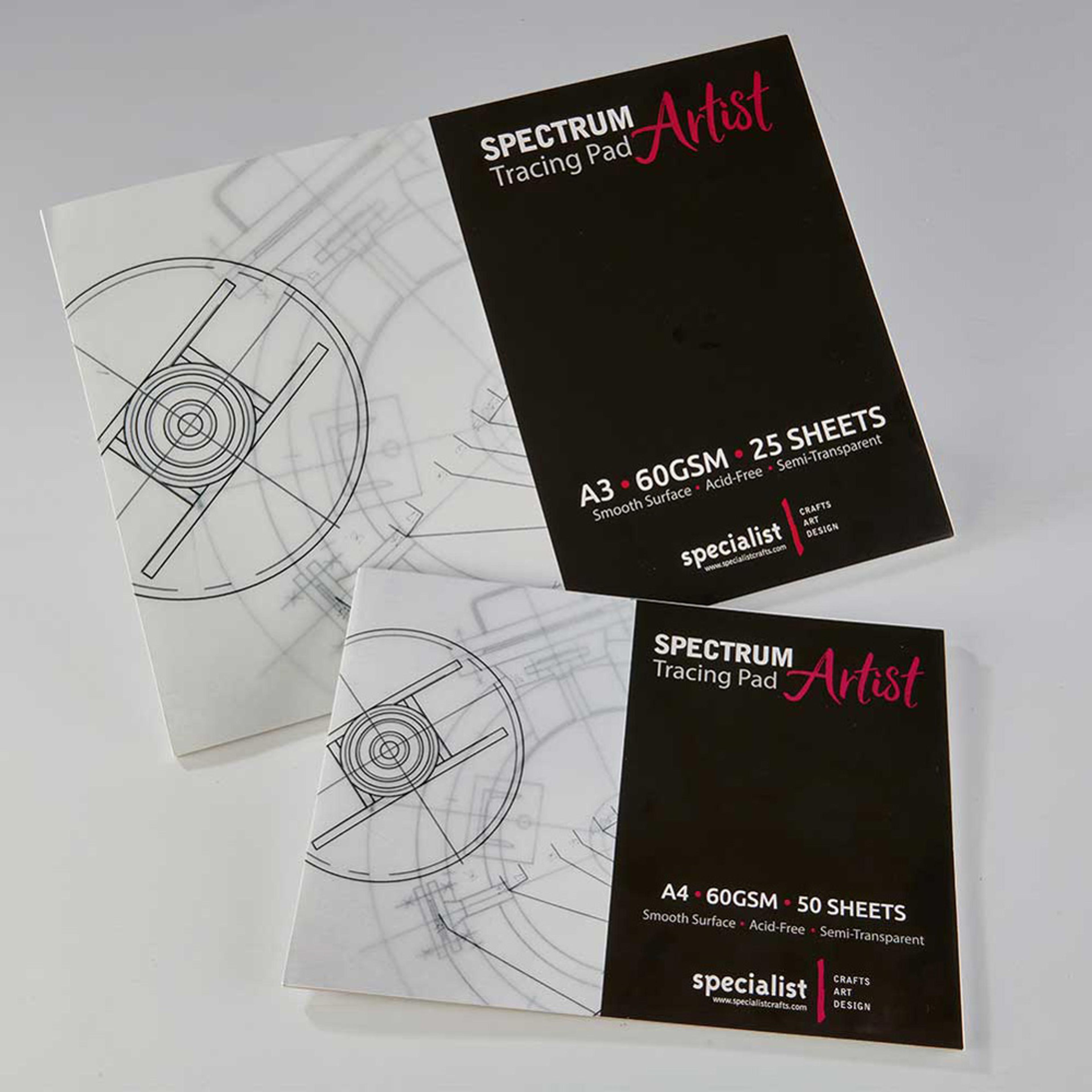 Specialist Crafts Artist Tracing Paper Pad - A4 | PB421A | Findel Dryad