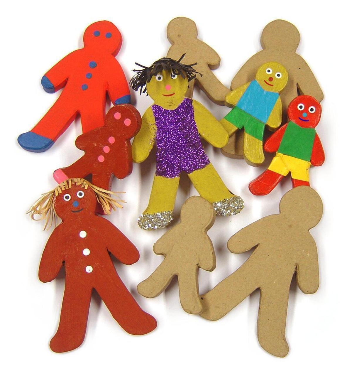 Paper Mache Gingerbread Men - Pack of 10 | DRYPM707510 | Findel Dryad