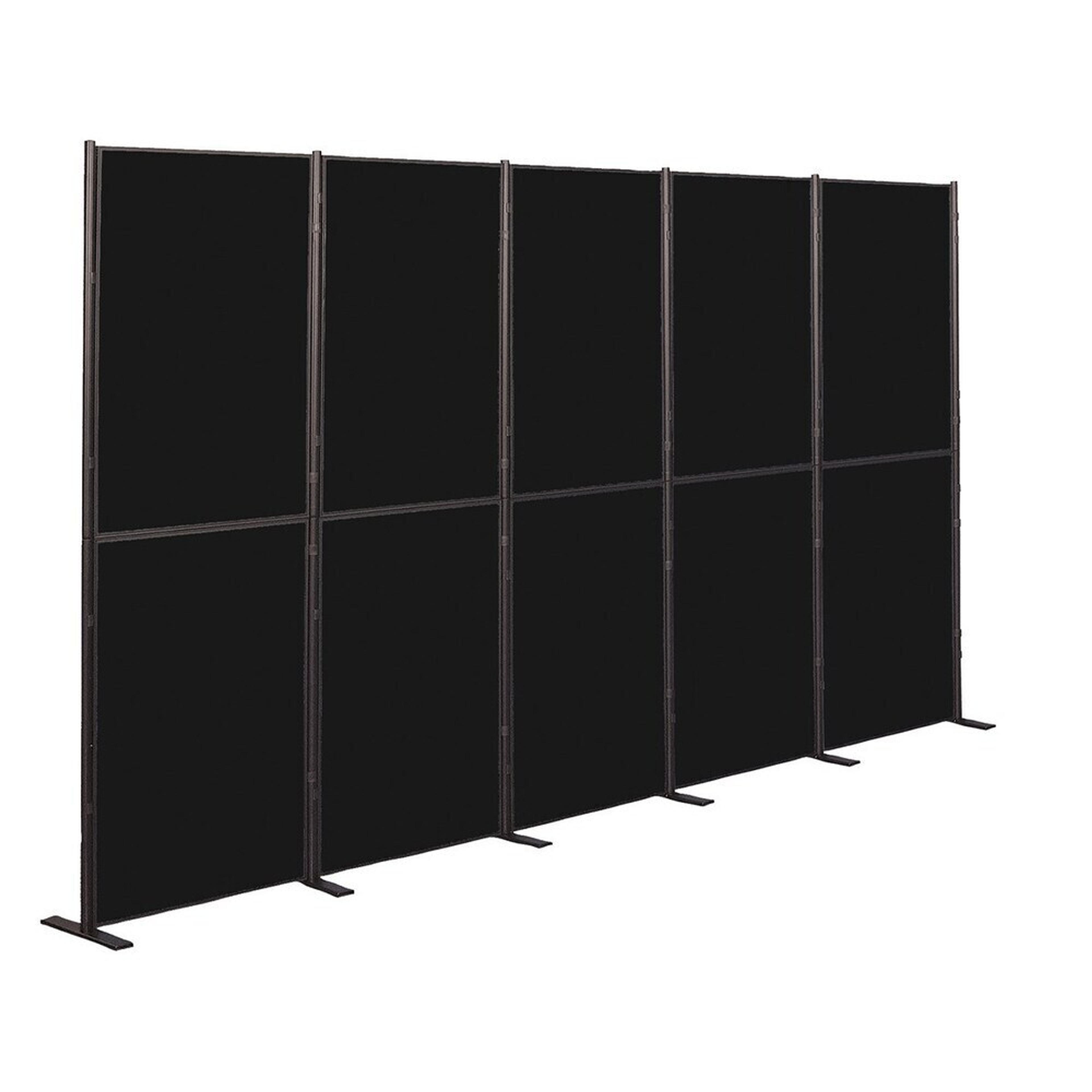 Pole And Panel Kit 10 Panel Header - Black | DRYPPDB10BK | Findel Dryad