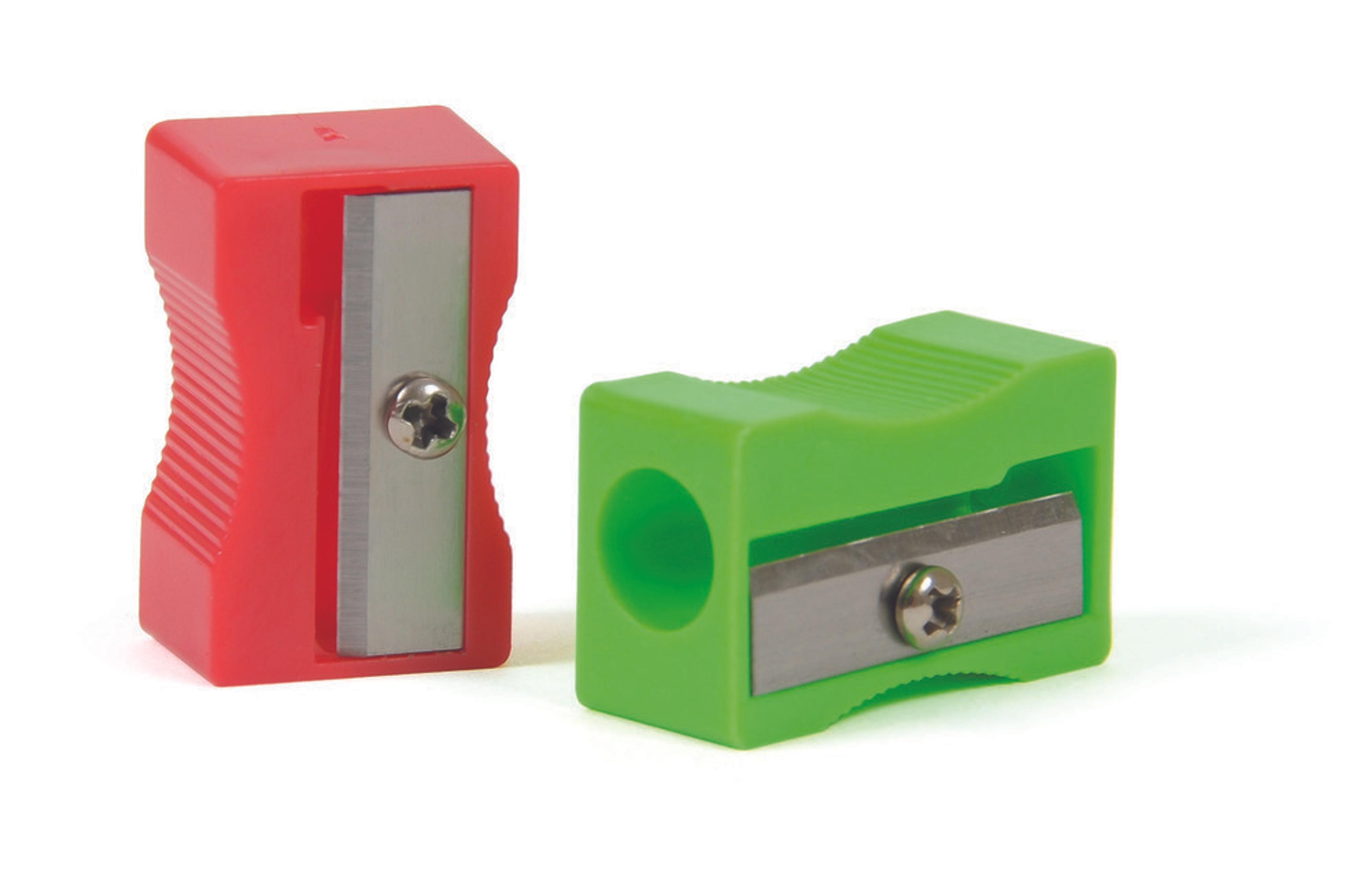 Pencil Sharpener Plastic Single Hole - Pack of 50 | DRYPSP150 | Findel ...