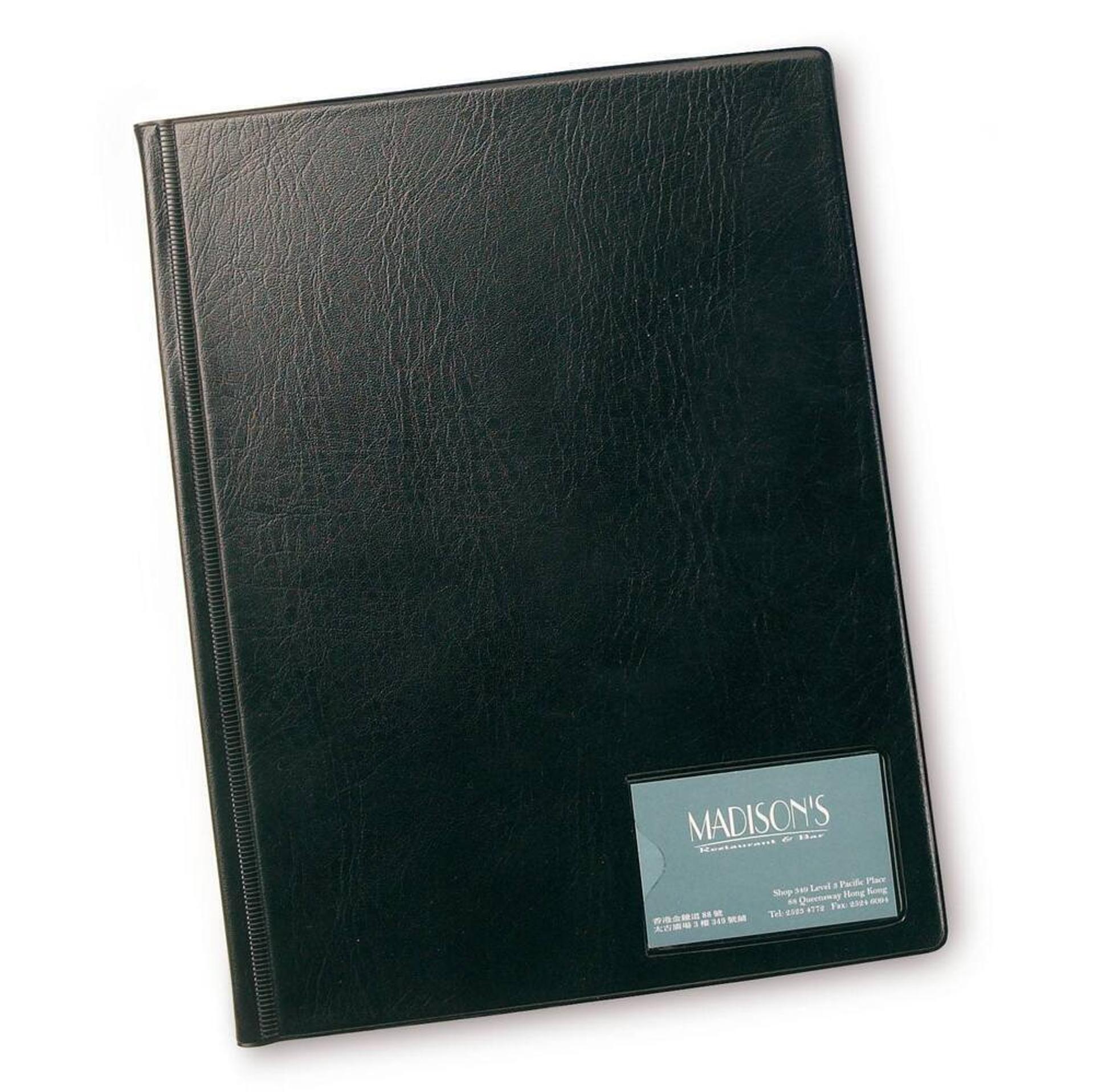 Rapesco Rigid Cover Display Book 12 Pockets | DRYRDBK12BK | Findel Dryad