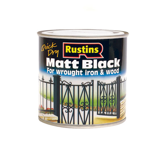 RUSTINS-MATT-BLACK-PAINT_SF205A - Rustins Matt Black Paint | Findel ...