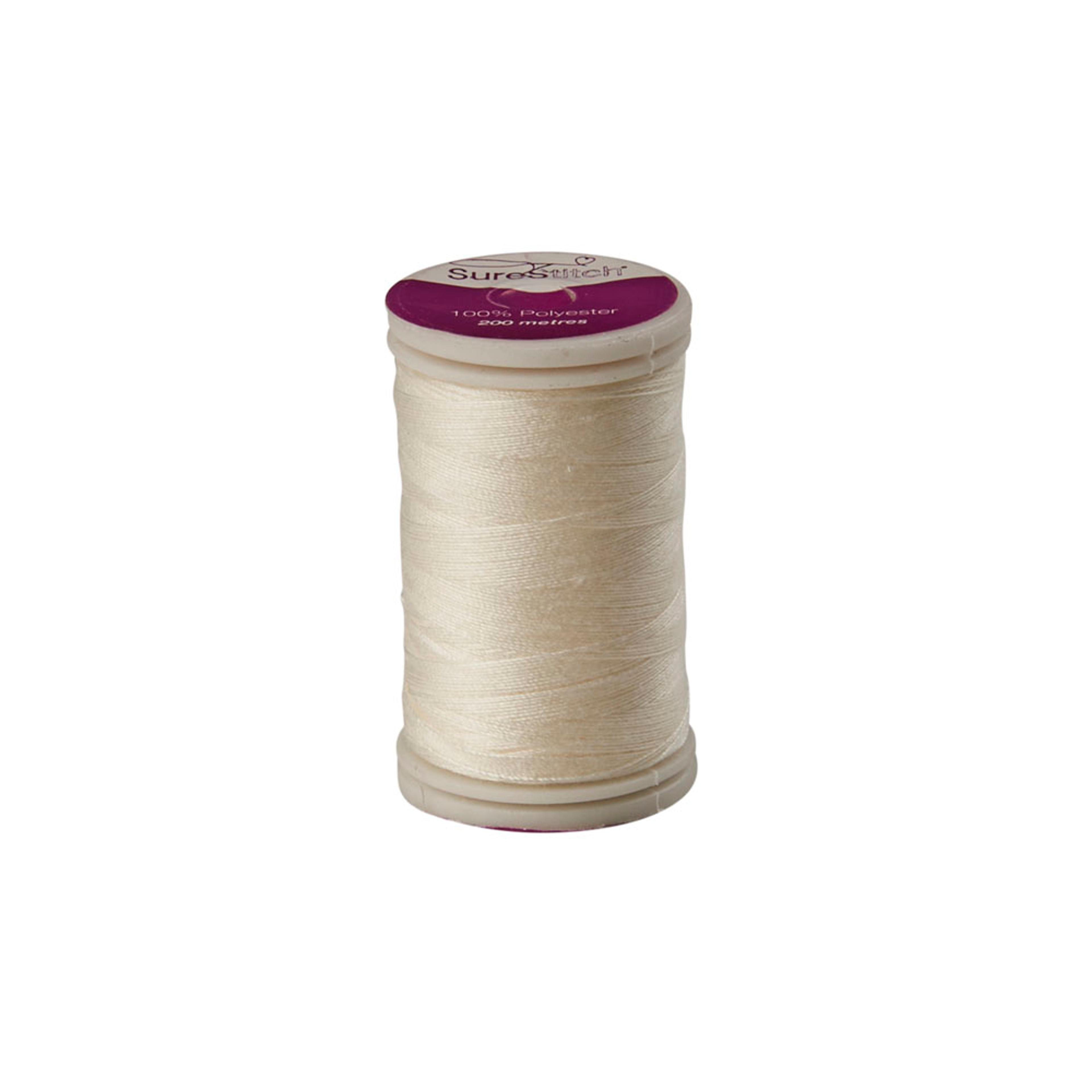 SureStitch Polyester Thread 200m Reels - Off-White | ST050A501 | Findel ...