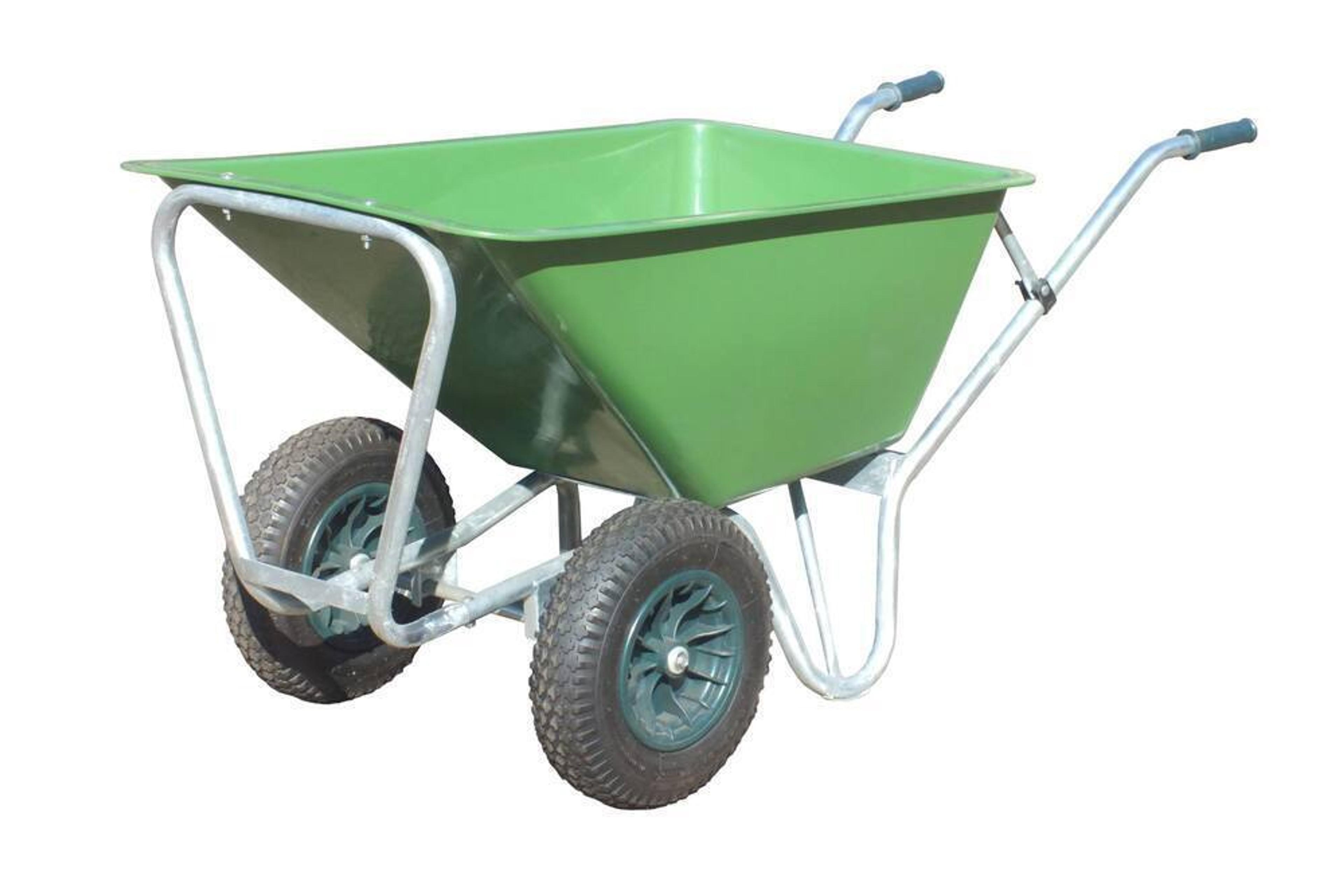 Large Heavy Duty 200L Wheelbarrow Green | DRYWHB200 | Findel Dryad