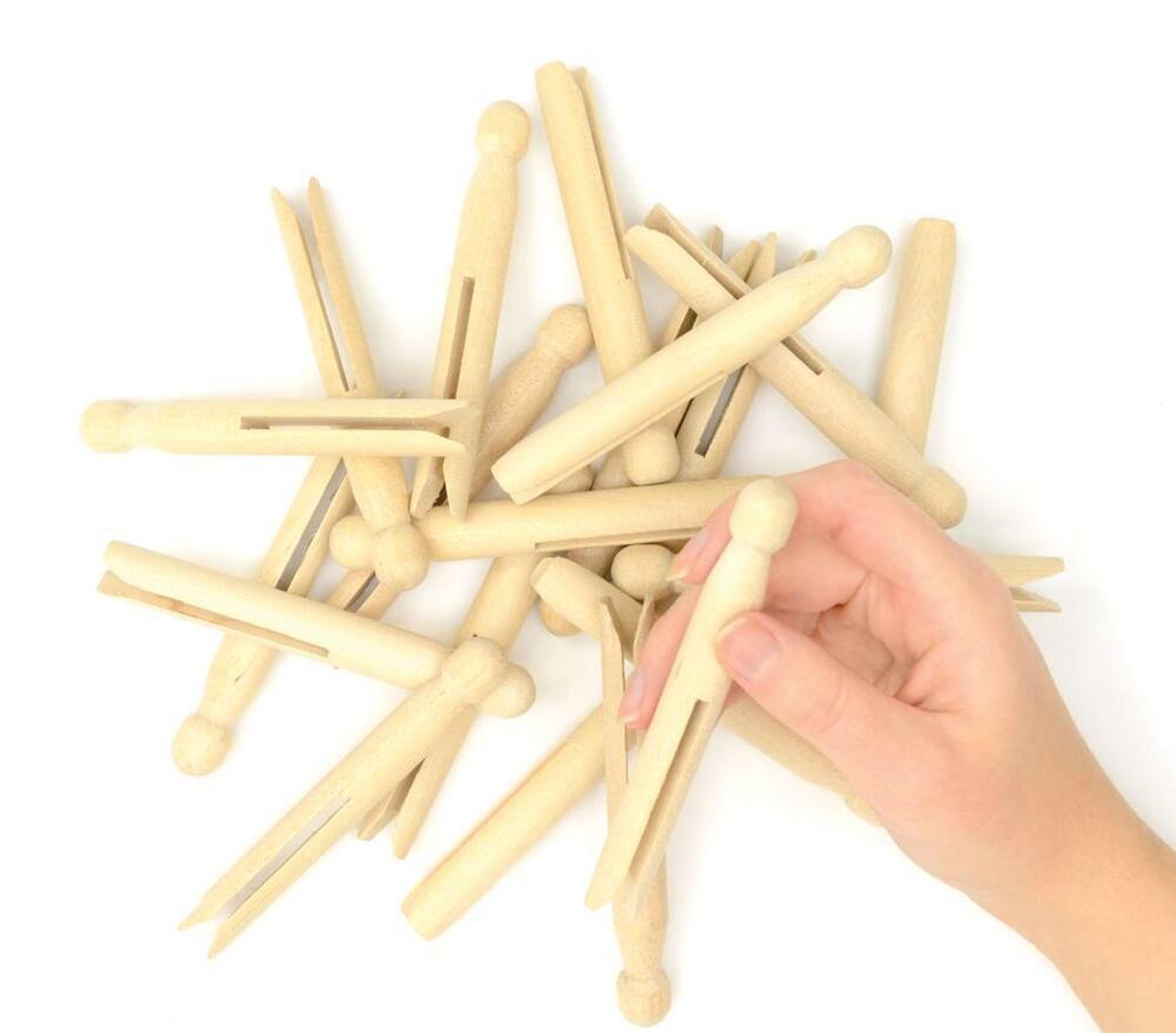 Dolly Pegs Natural - Pack of 24 | DRYWP8550 | Findel Dryad
